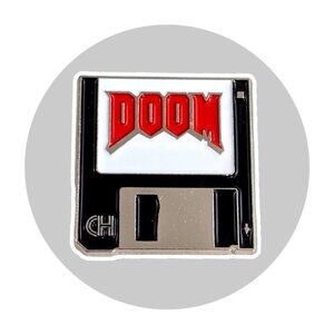 Independent | Accessories | Doom Floppy Disk Enamel Pin | Poshmark